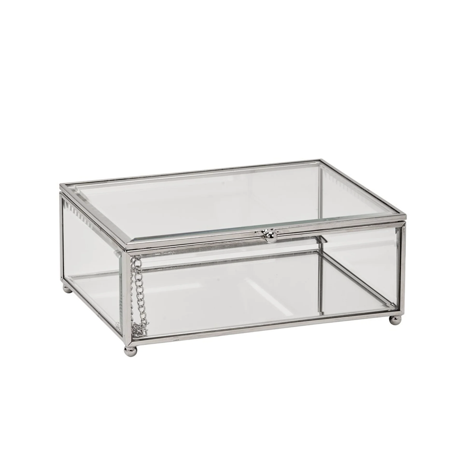 Hinged Glass Box – Elegant Customizable Storage for Jewelry and Keepsakes